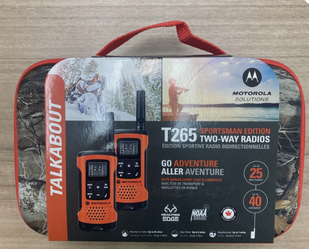 Motorola Talkabout T265 Sportsman Edition Two-Way Radio – Unmanned Tech